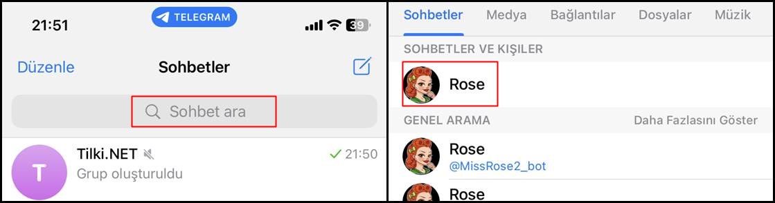 Telegram Rose Bot Komutları - Tüm Ayarlar (Detaylı Anlatım) - Tilki.NET 🦊
